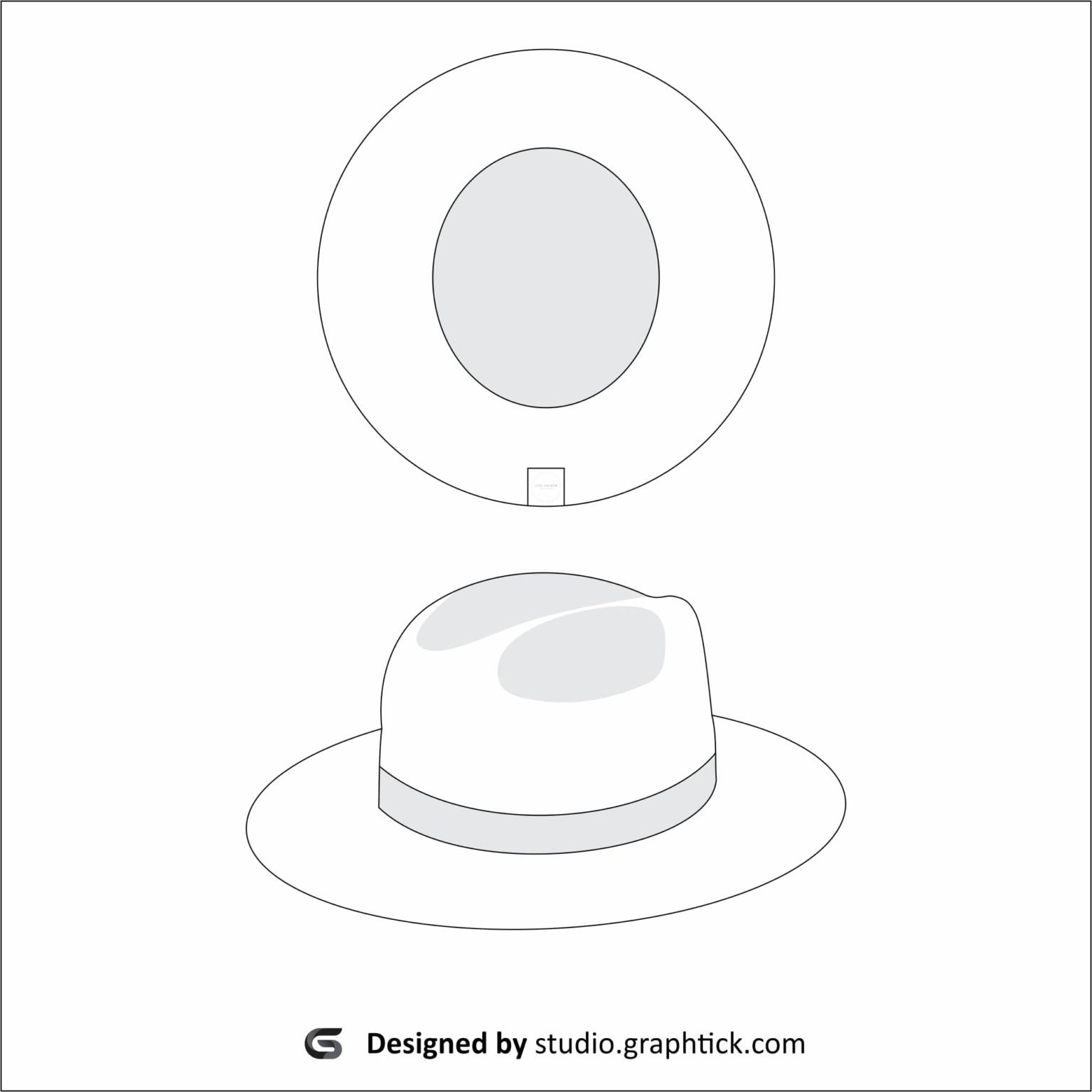 Crown Hat Vector Template Graphtick Studio crown-hat-vector-template-graphtick-studio